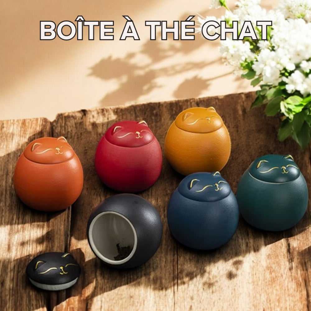 Boîte à thé chat – InfusTout™